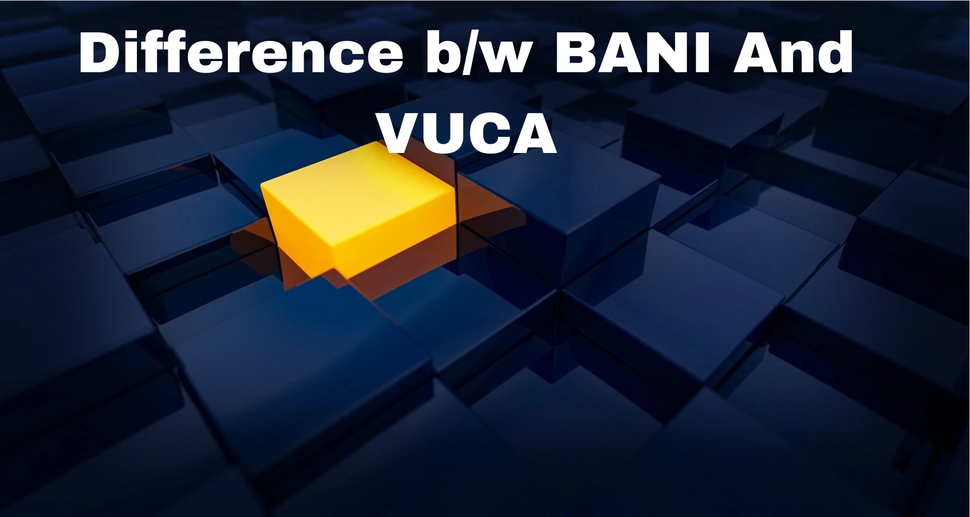 What is BANI World? Difference b/w BANI And VUCA - Learn Transformation